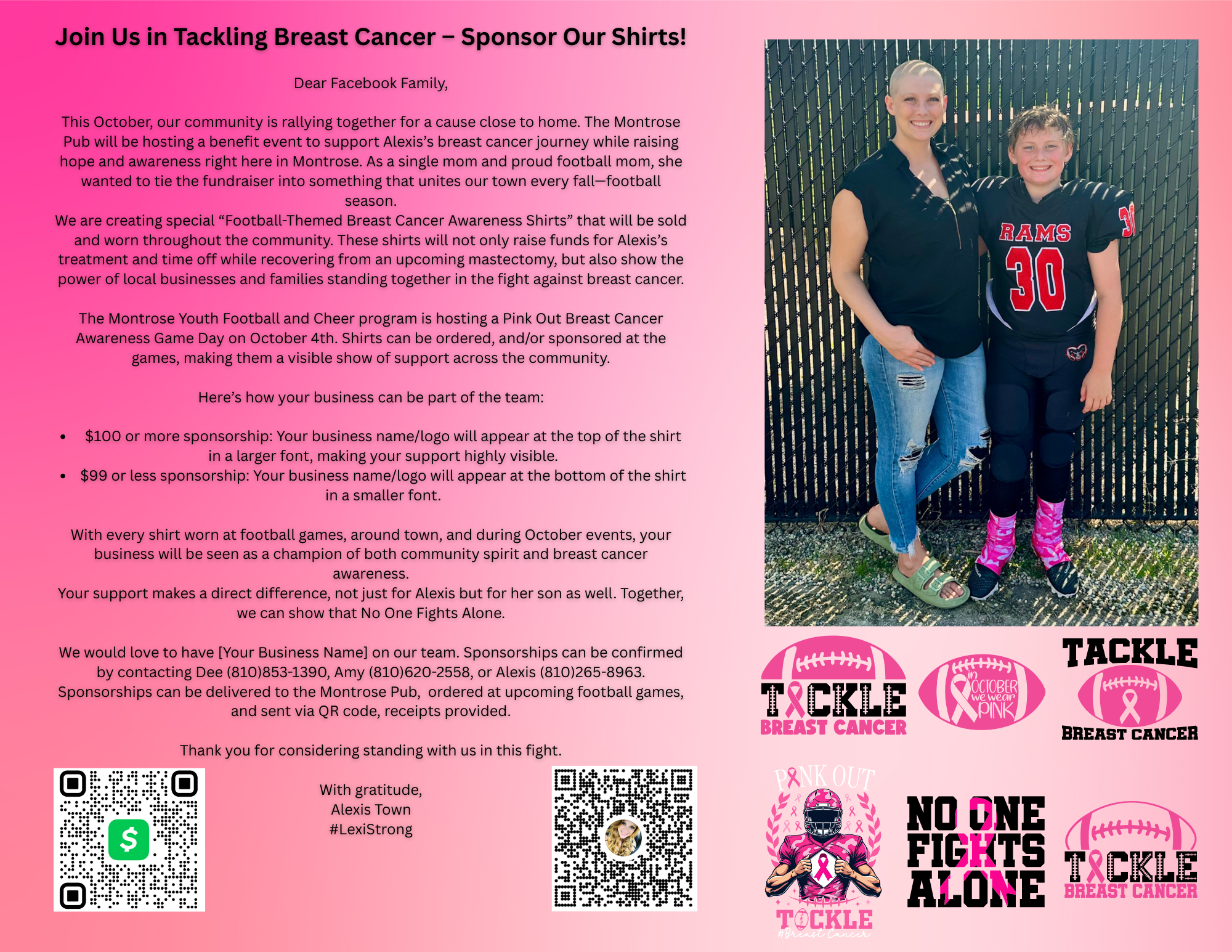 Alexis Town Breast Cancer Fundraiser – Acorn & Company